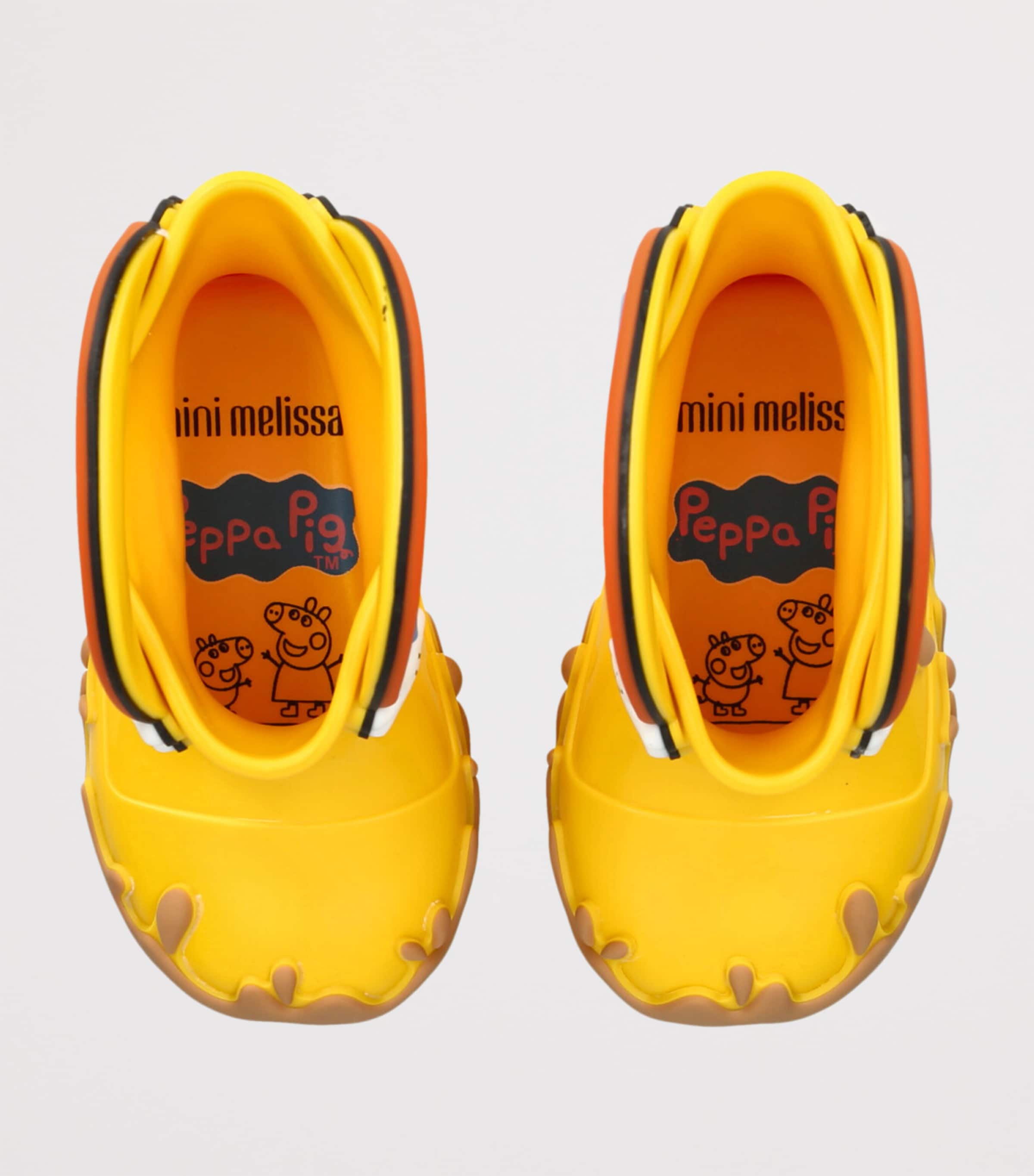 Mini Melissa Yellow Peppa Pig Wellington Boots | Harrods US