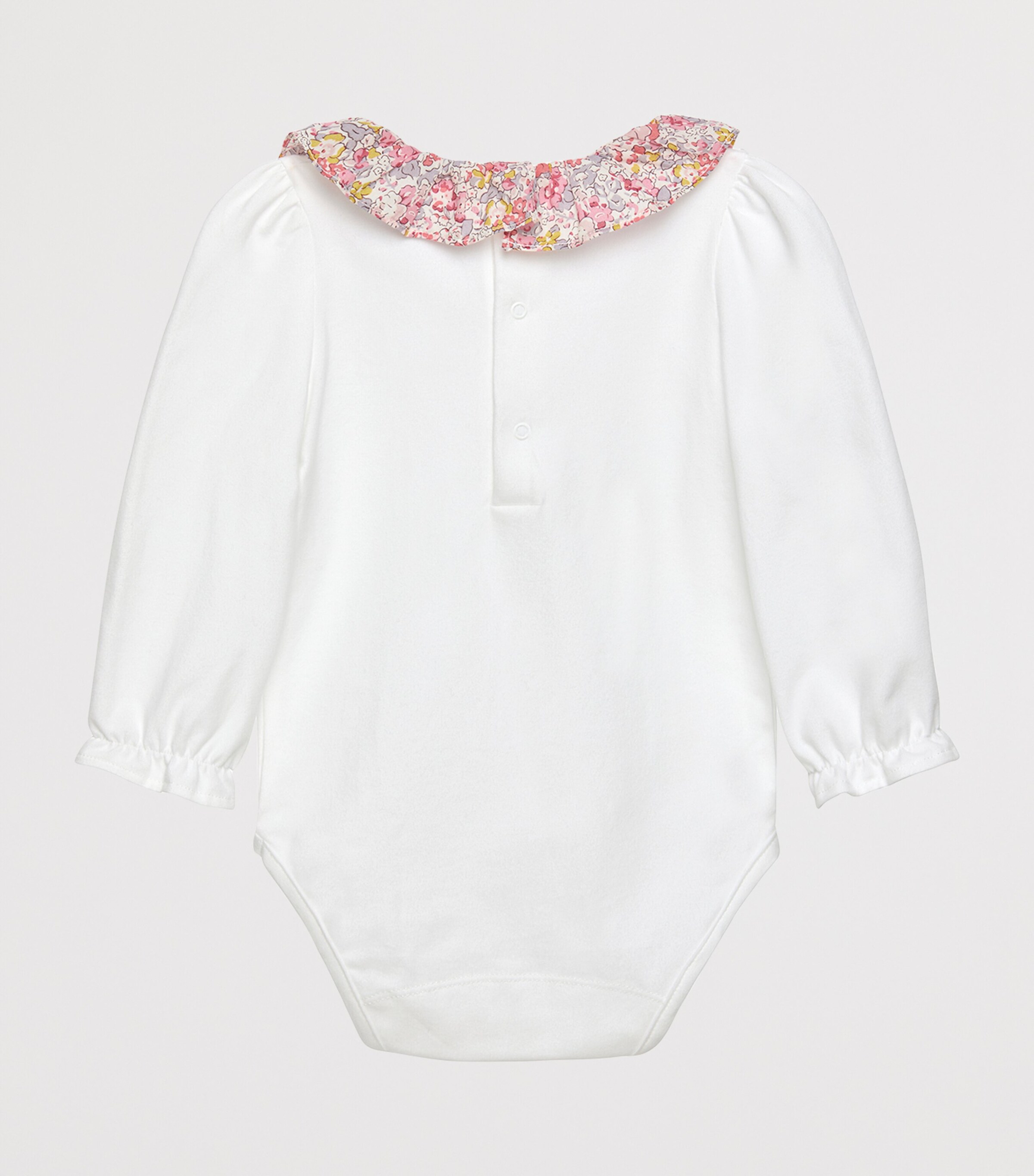 Trotters White Liberty Print Claire Aude Willow Bodysuit (3-24 Months ...