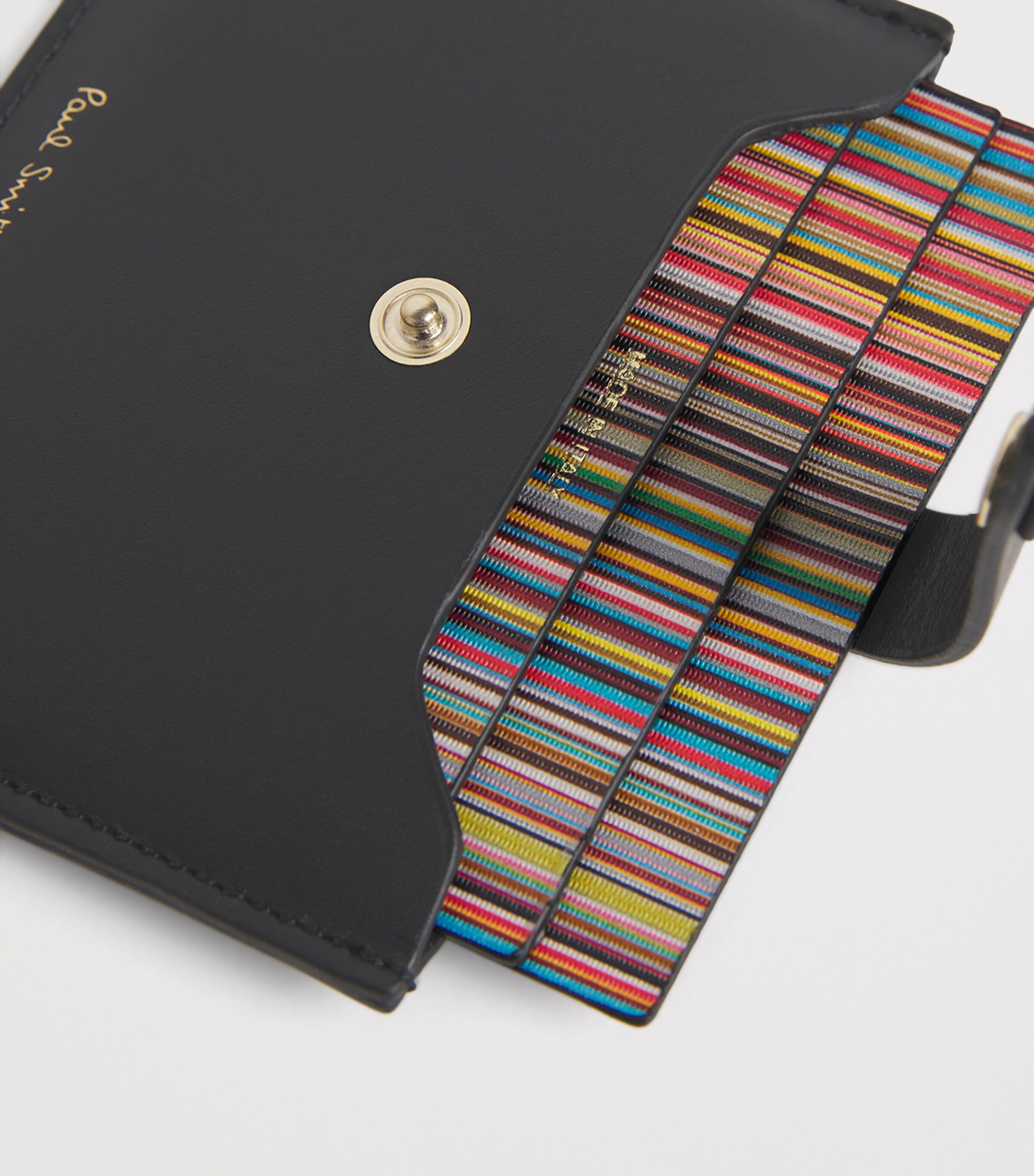 Paul Smith Black Leather Pull Out Card Holder | Harrods US