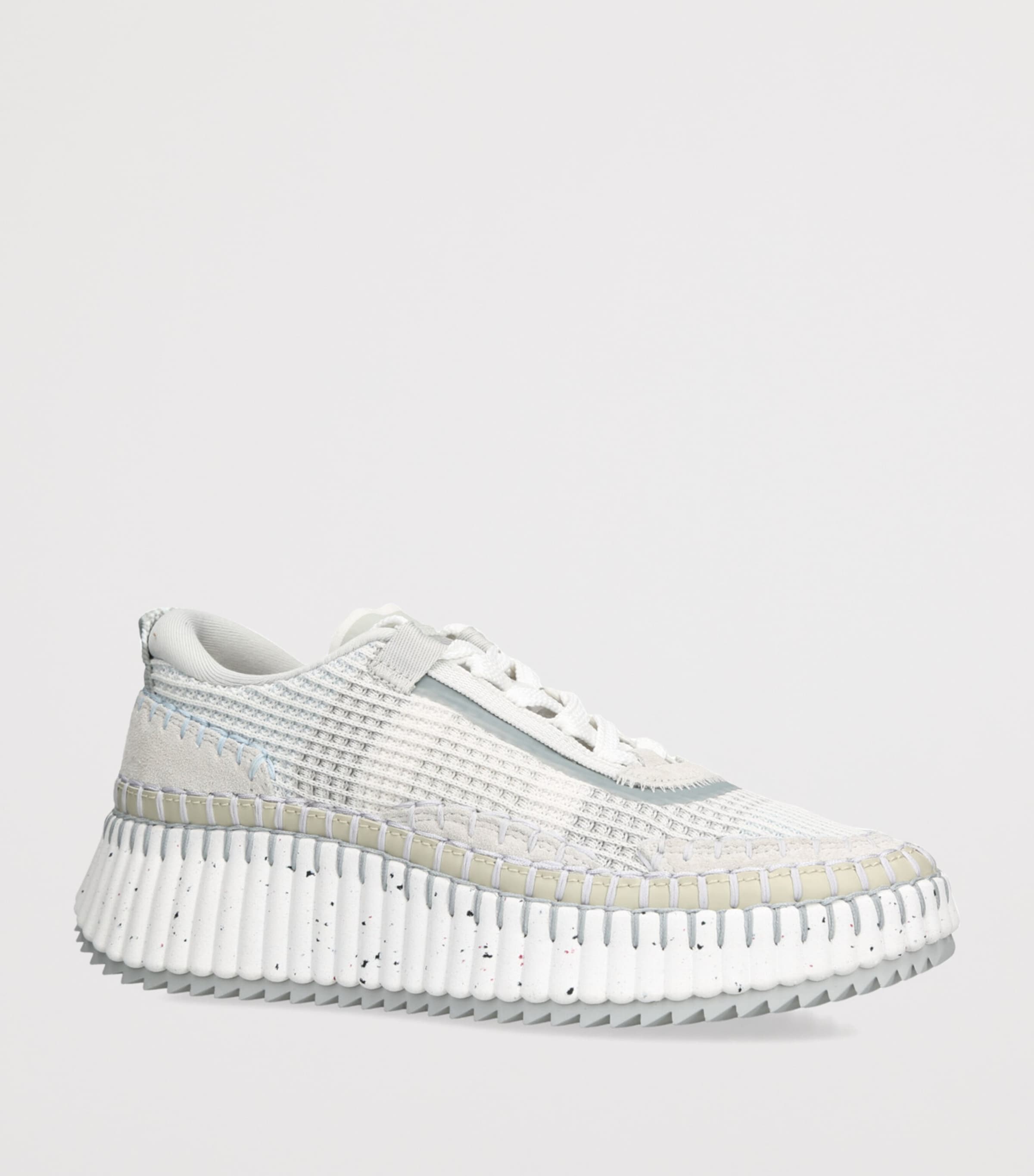 Chloé Grey Nama Runner Sneakers | Harrods US