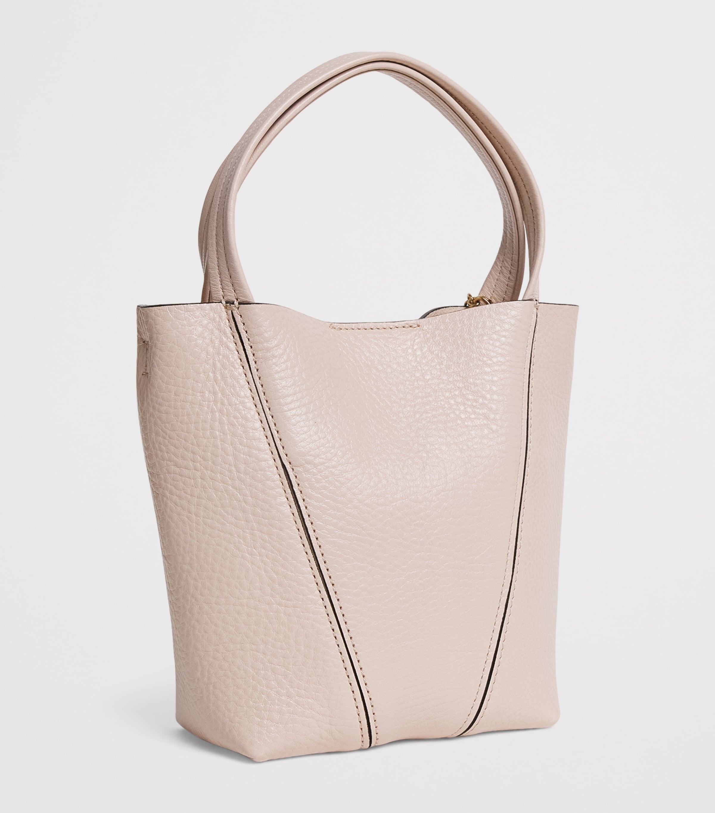 Chloé Pink Small Leather Spin Tote Bag | Harrods SG