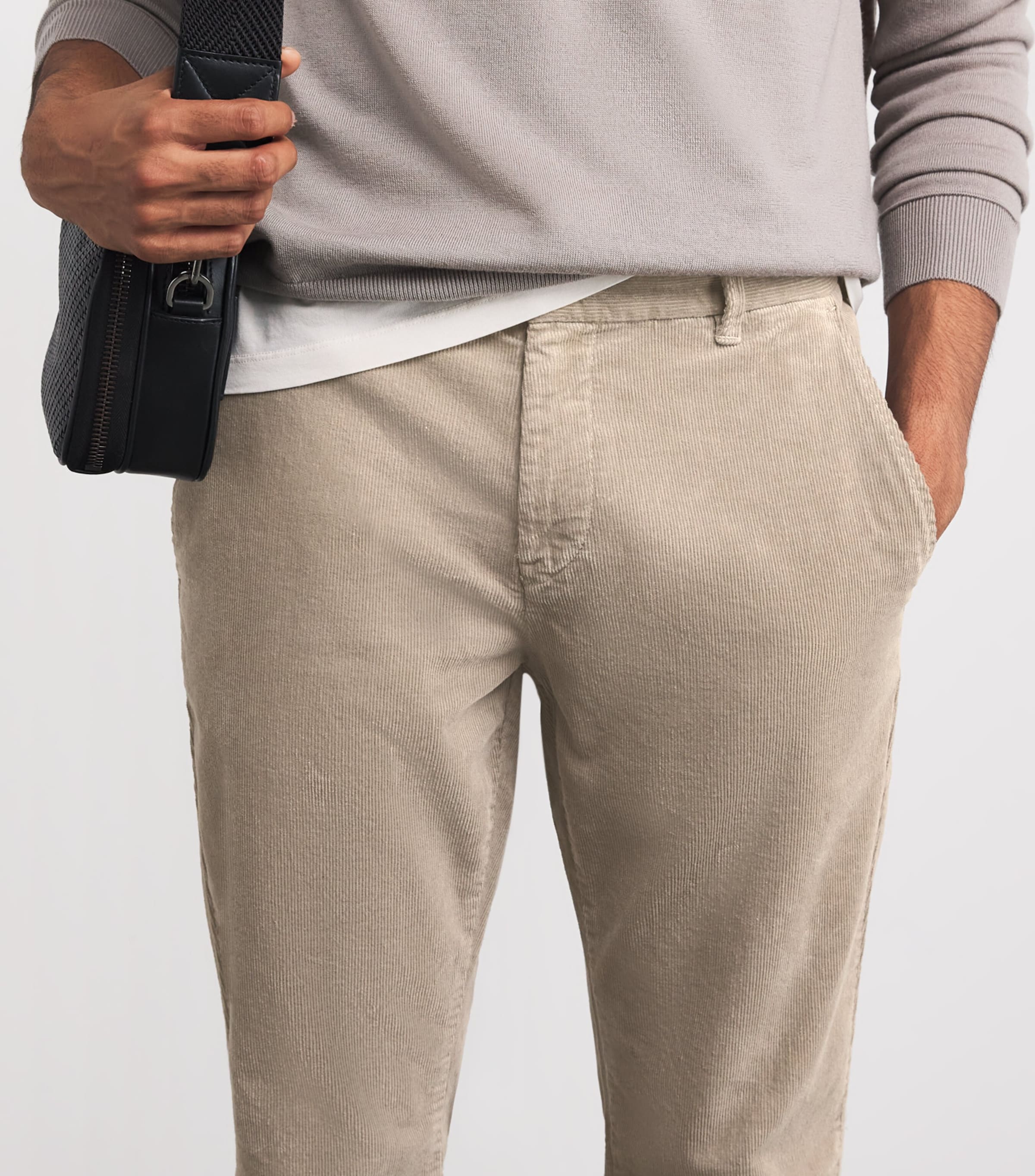 Bogner Green Corduroy Riley Trousers | Harrods SG