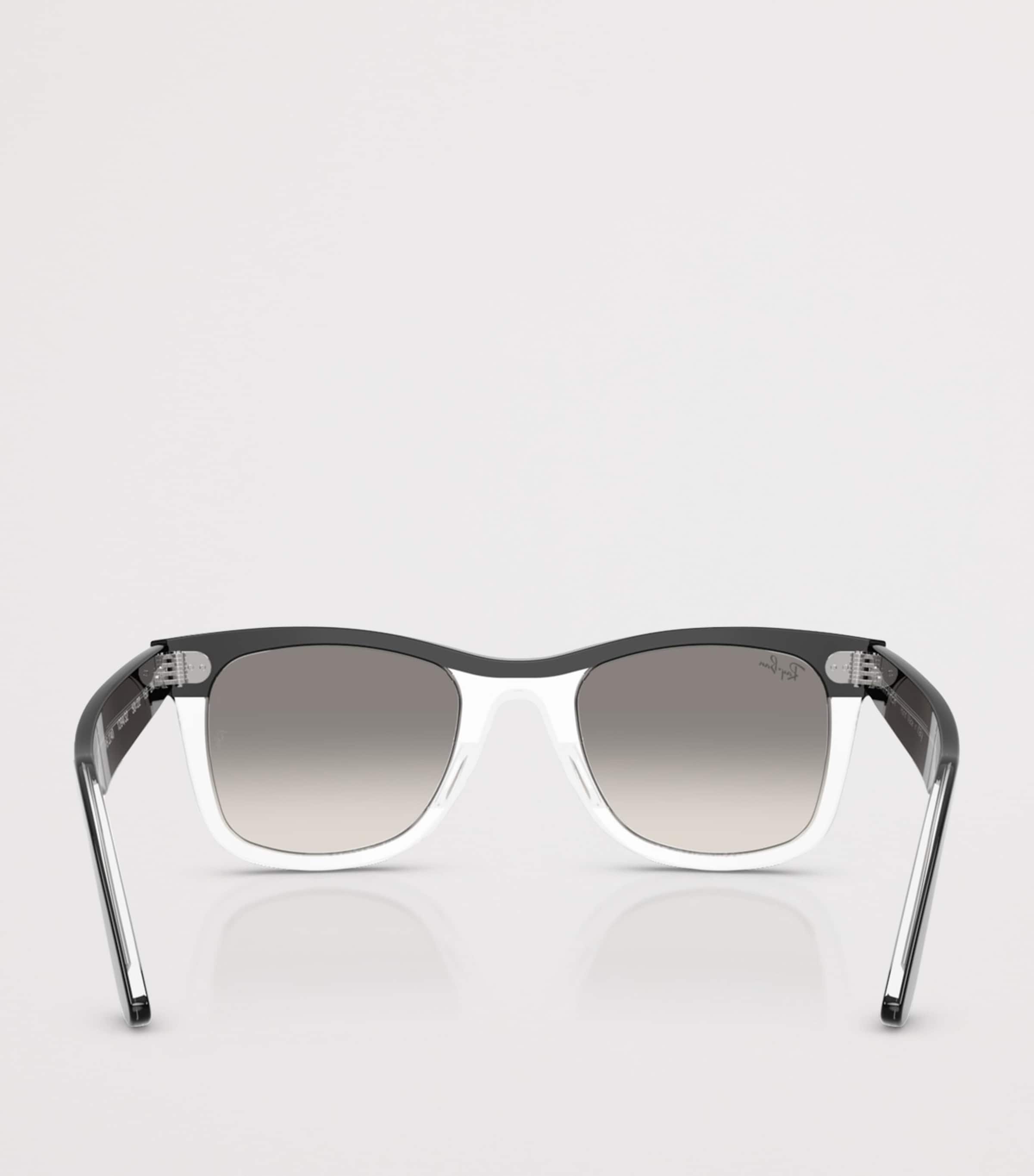 Ray-Ban Black Wayfarer Street Neat Square Sunglasses | Harrods ES