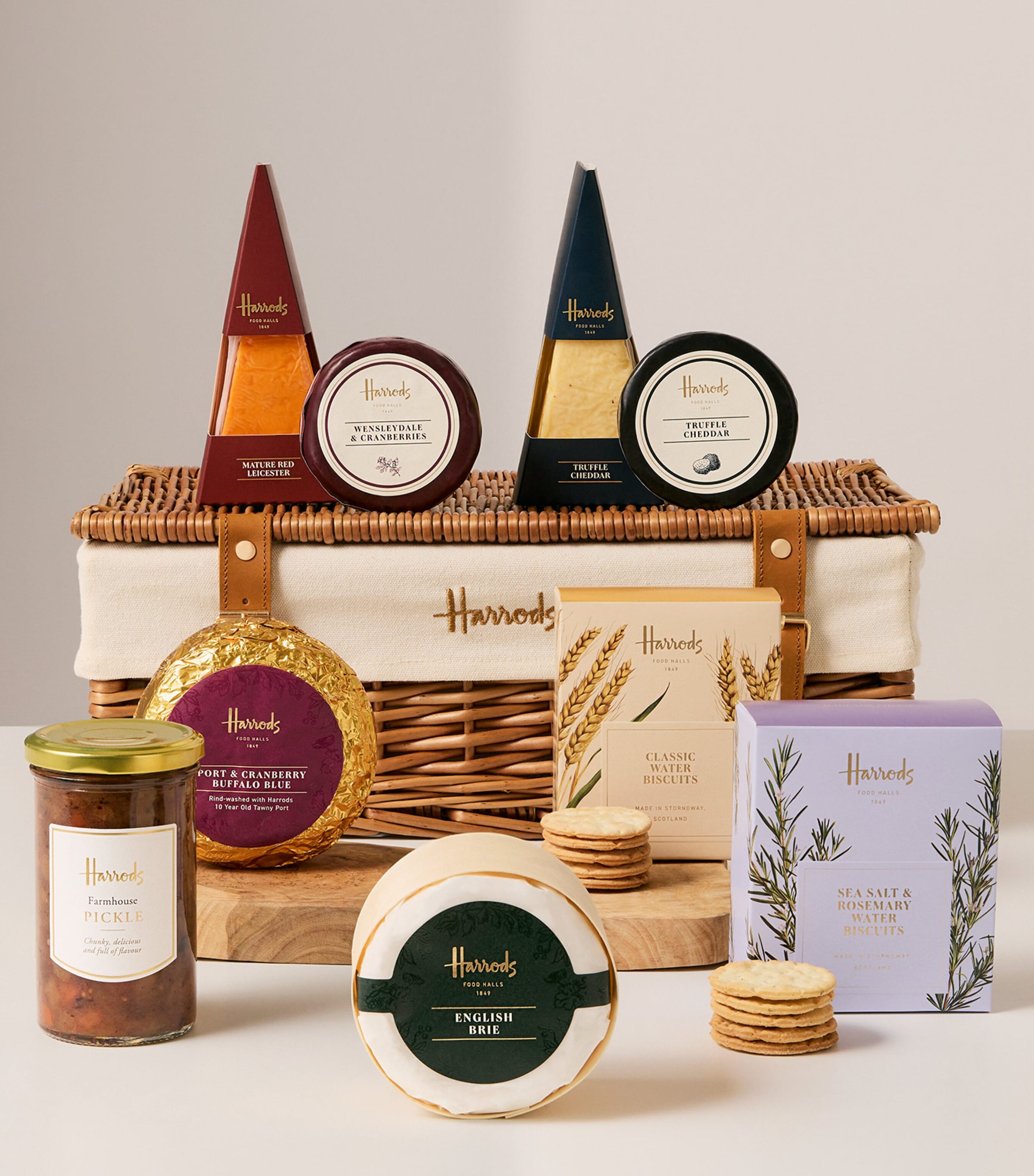 Harrods The Cheese Collection Hamper | Harrods PL