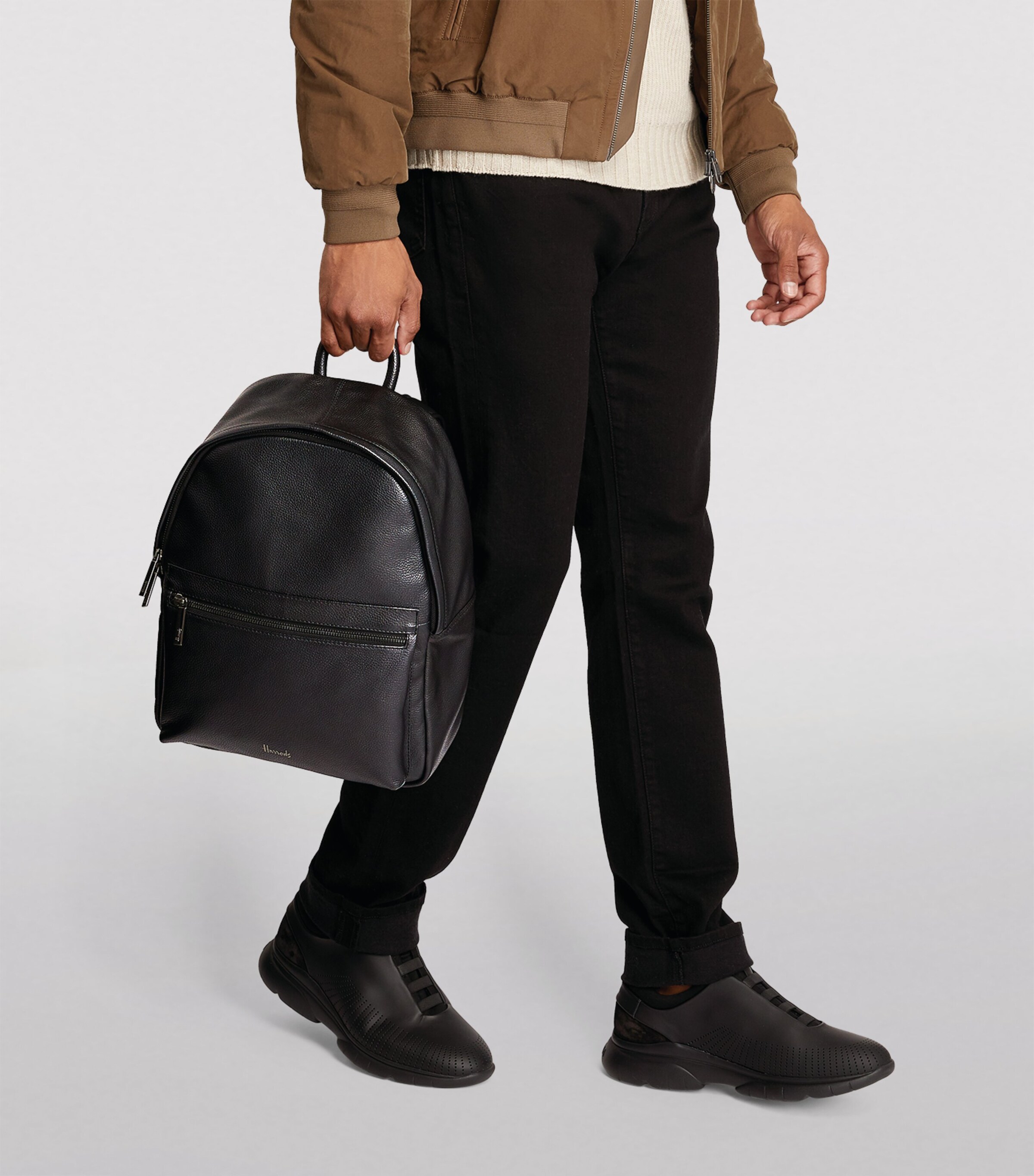 Harrods Multi Leather Wembley Backpack | Harrods UK