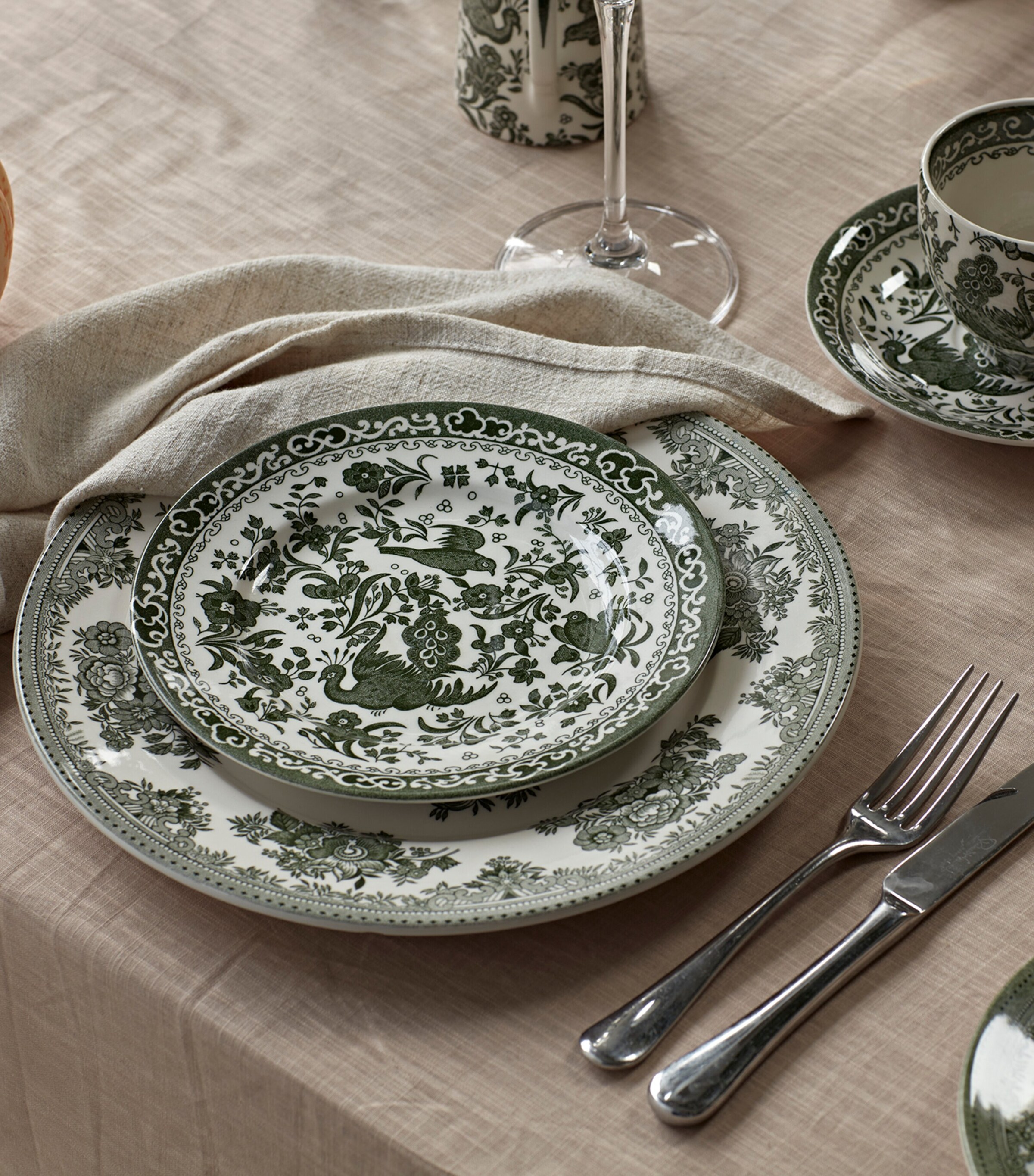 Burleigh Set of 4 Asiatic Pheasants Plates (25cm) | Harrods US