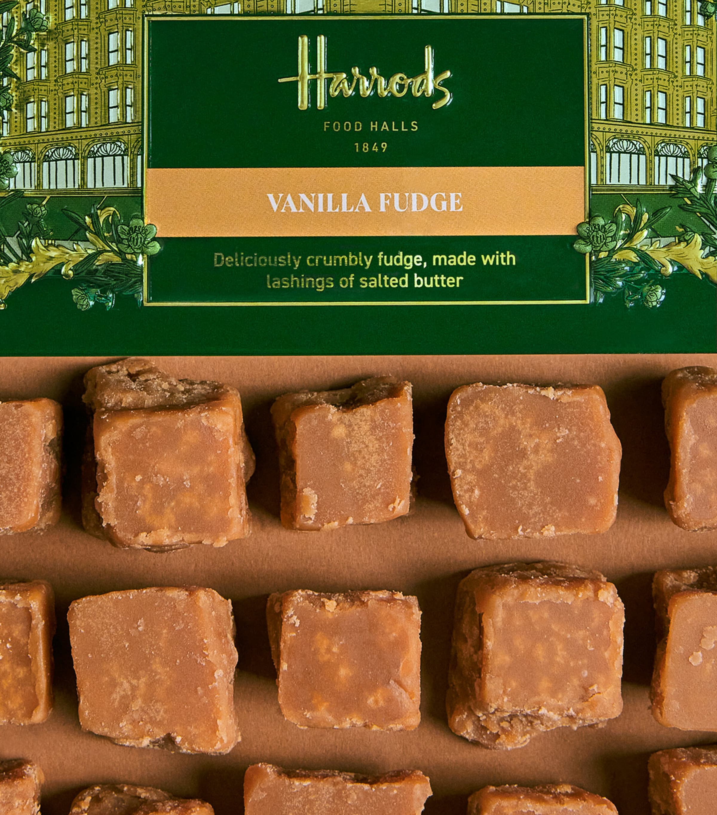 Harrods Vanilla Flavour Fudge (280g) | Harrods QA