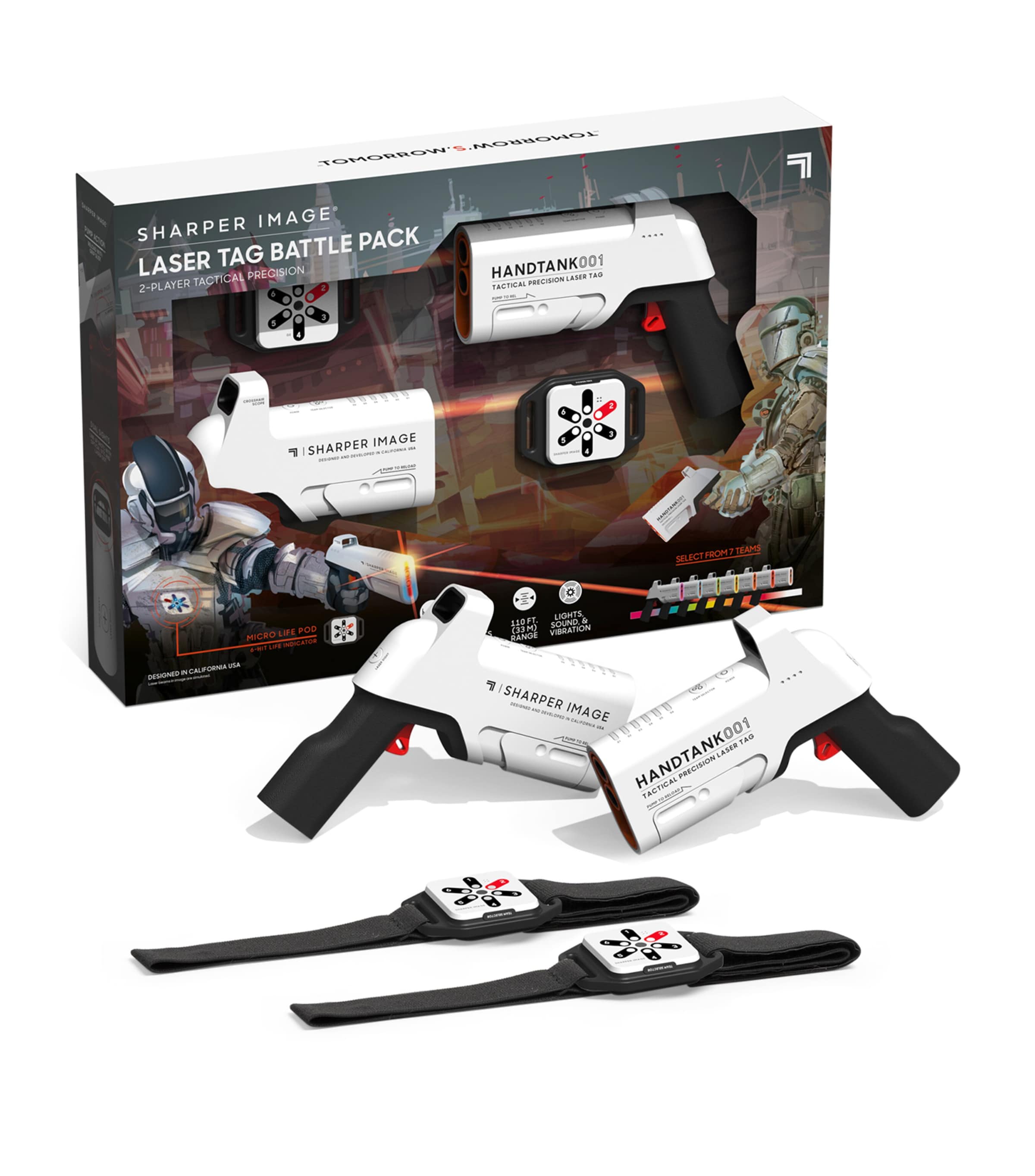 SHARPER IMAGE Laser Tag Battletank Handtank Battle Pack | Harrods UK