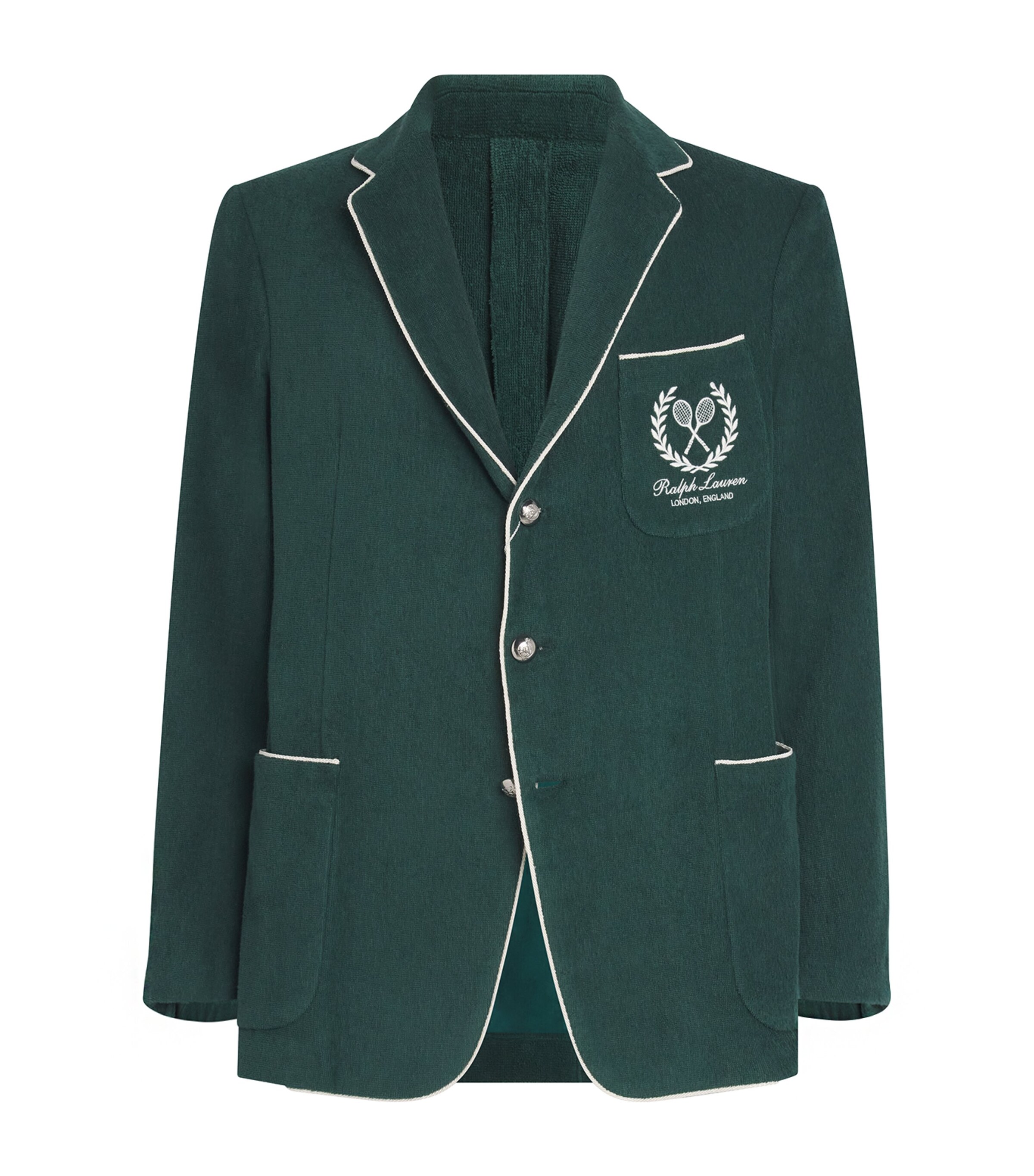 Ralph Lauren Purple Label x Wimbledon Cotton Terry Blazer | Harrods US