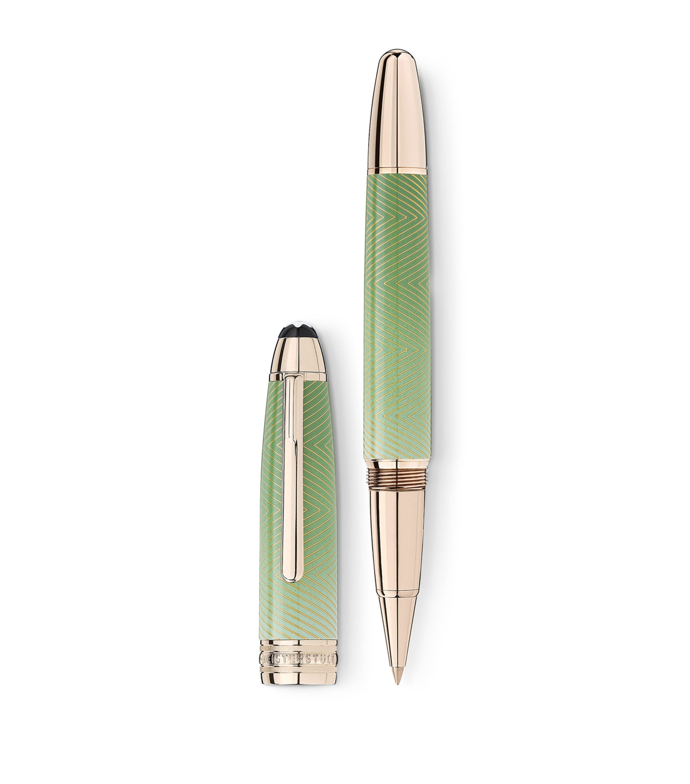 Montblanc Meisterstück Calligraphy Solitaire Rollerball Pen | Harrods AU