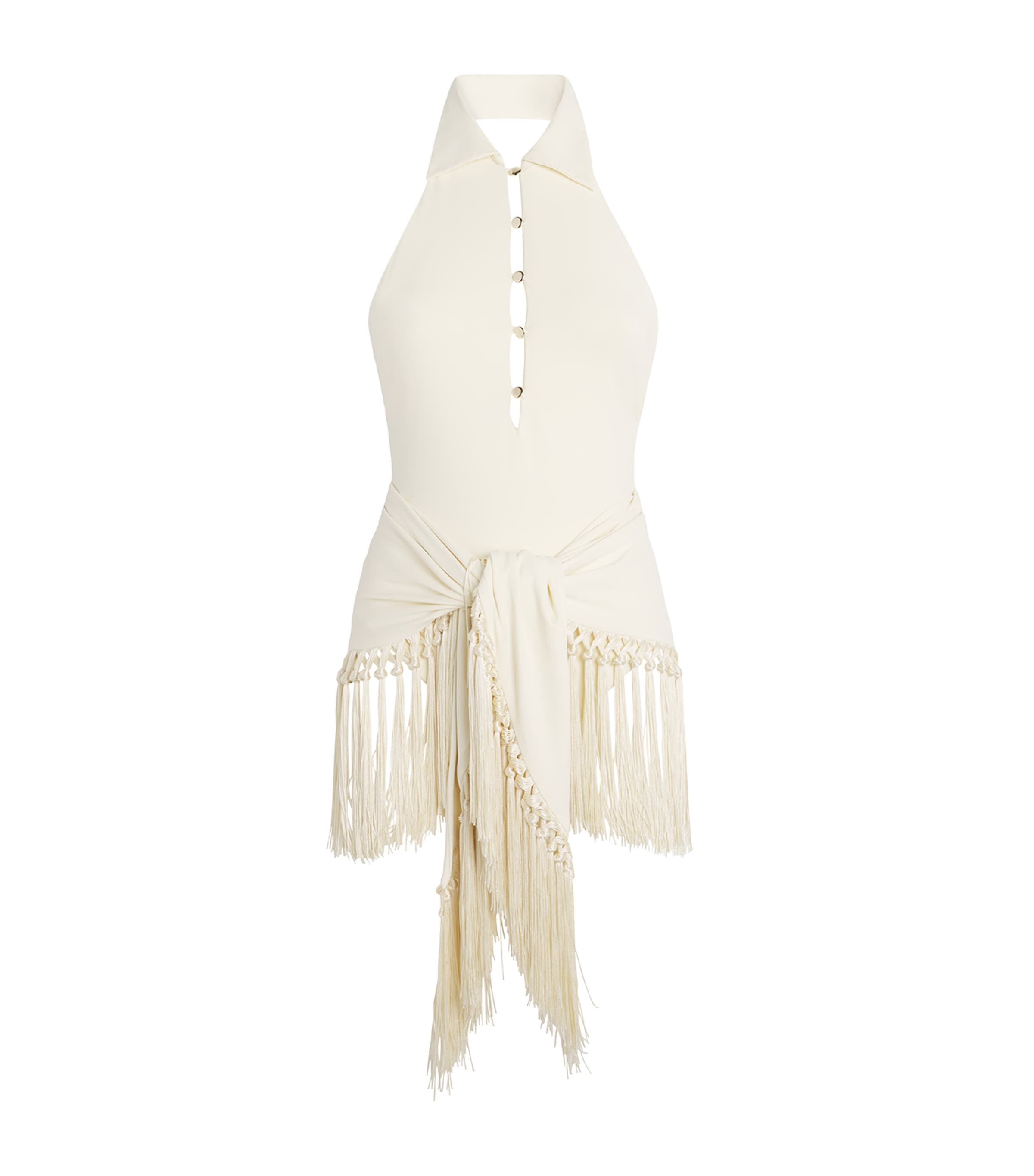 Taller Marmo Ivory Tropicana Swimsuit and Pareo Set | Harrods US