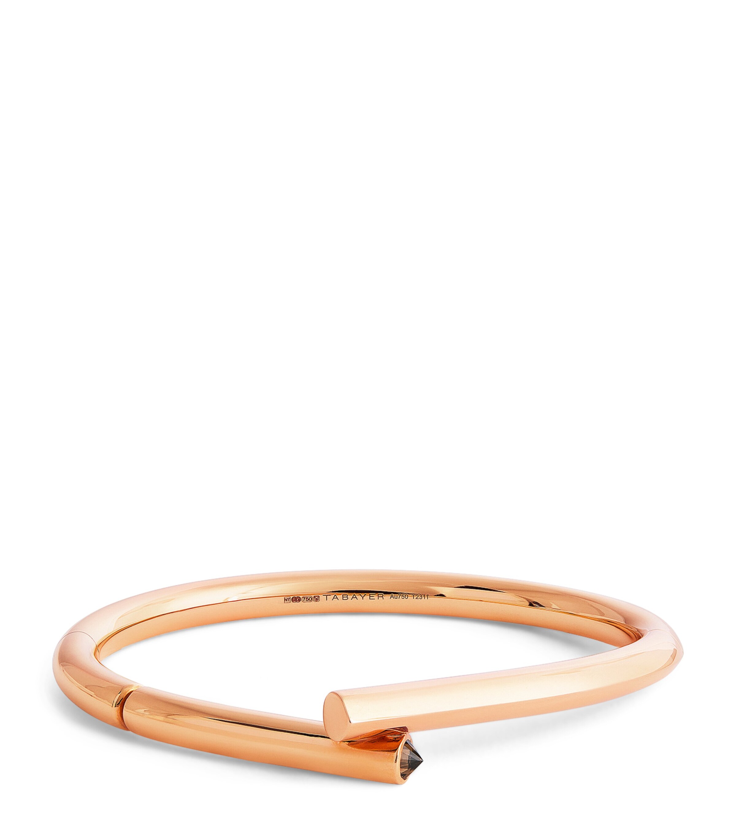 Tabayer Rose Gold and Diamond Oera Bangle | Harrods US