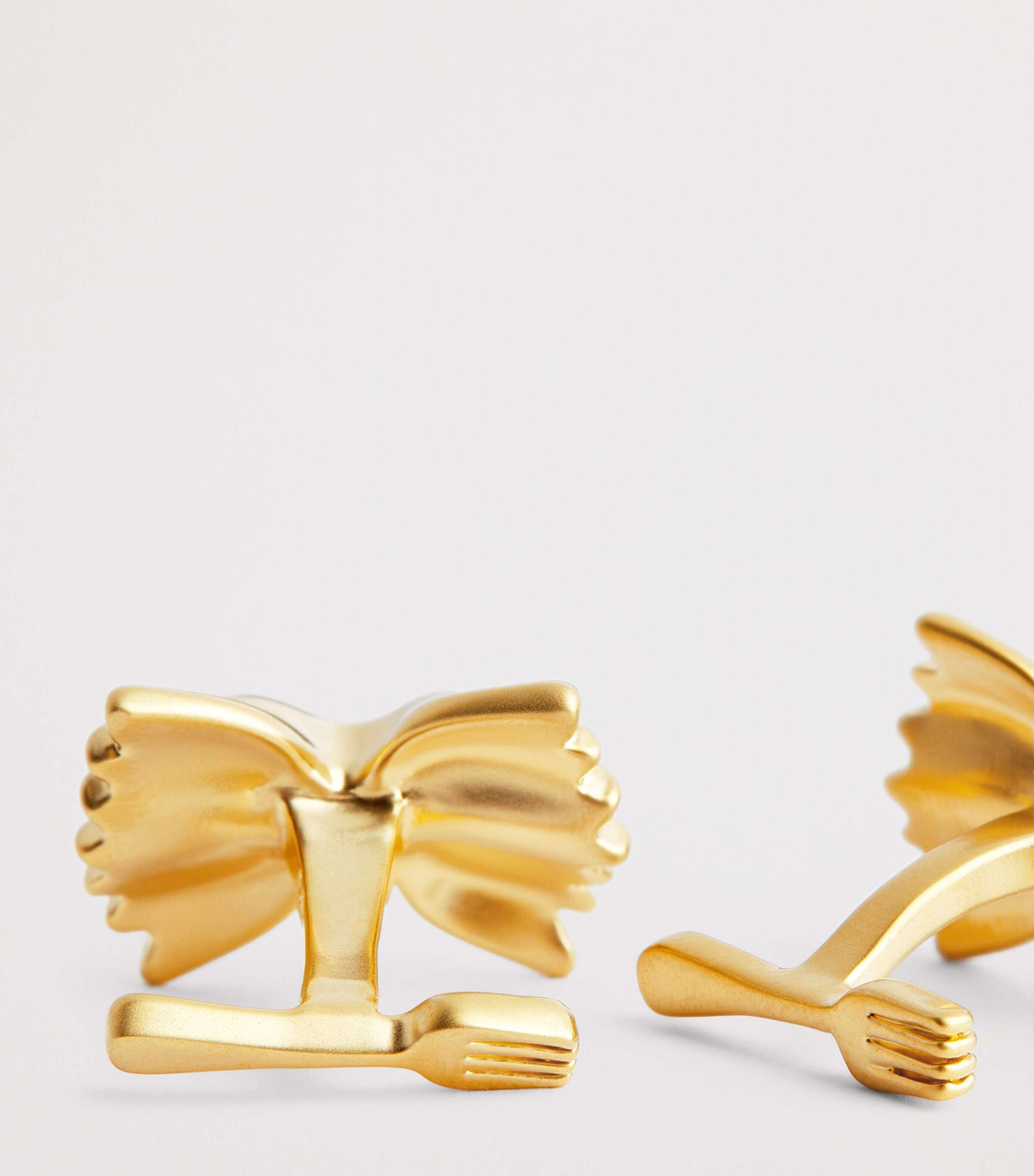 Babette Wasserman Gold-Plated Farfalle Cufflinks | Harrods US