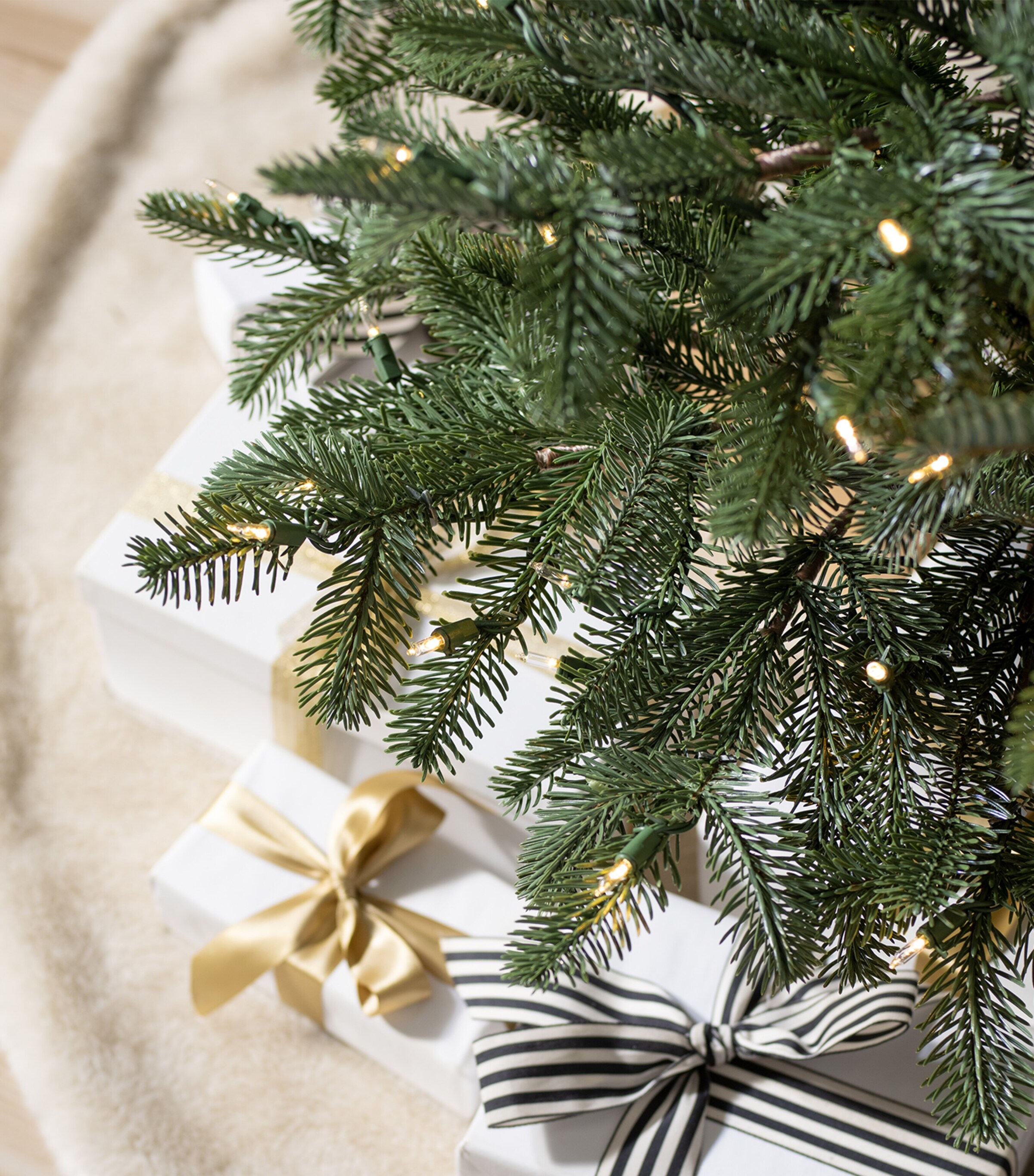 BALSAM HILL European Fir LED Clear Christmas Tree (9ft) | Harrods UK