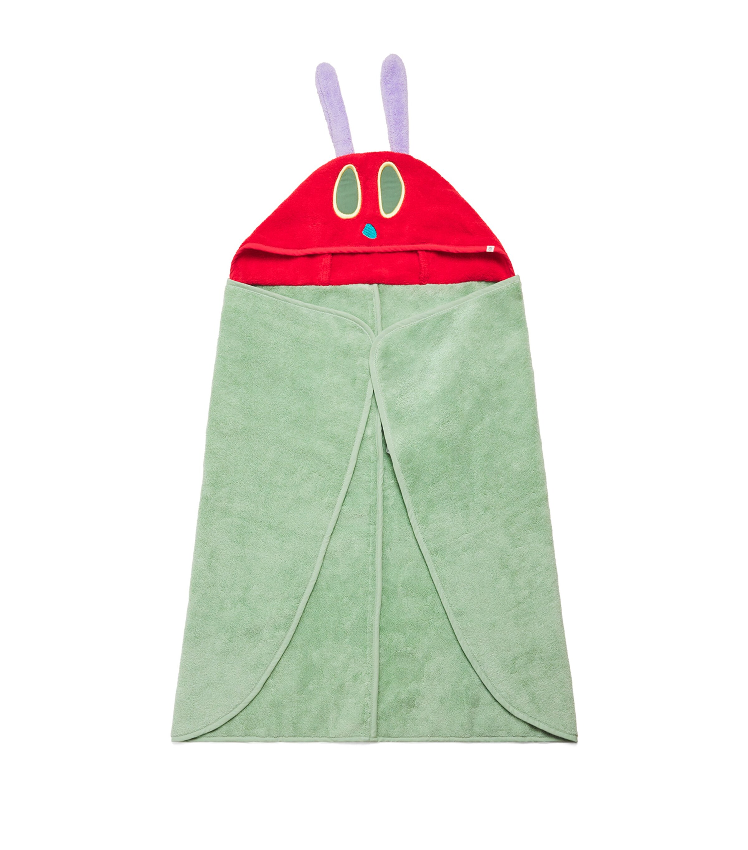 MORI Green Organic Micro Cotton The Very Hungry Caterpillar Hooded ...