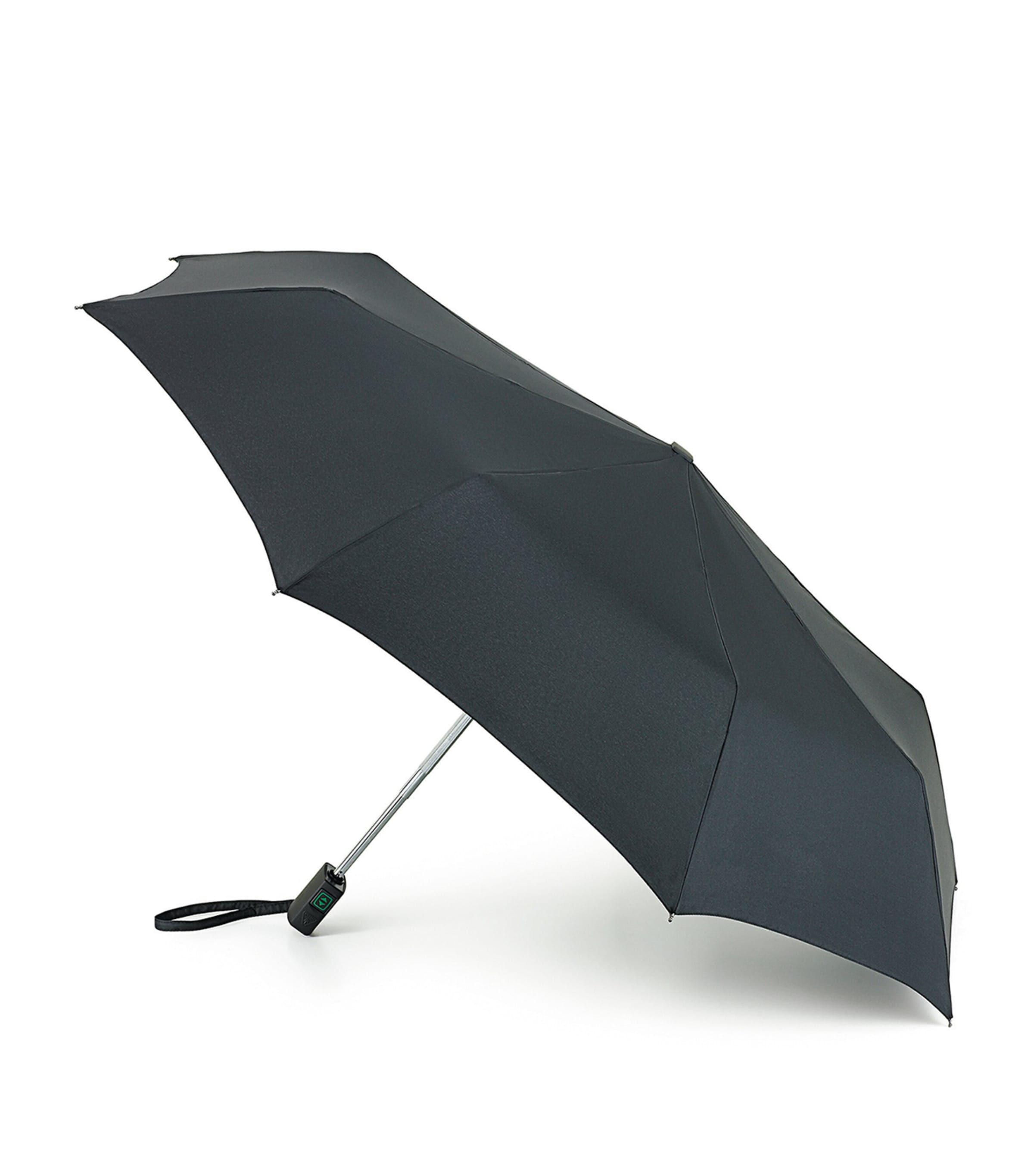 Fulton Black Telescopic Button-Activated Umbrella | Harrods US