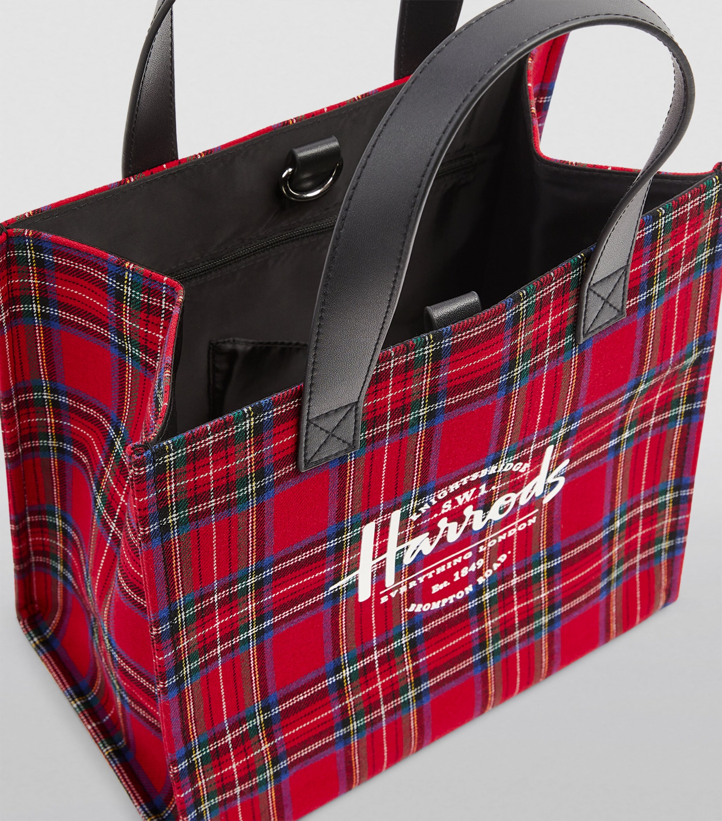 Harrods Multi Small Southbank Royal Stewart Tote Bag | Harrods UK