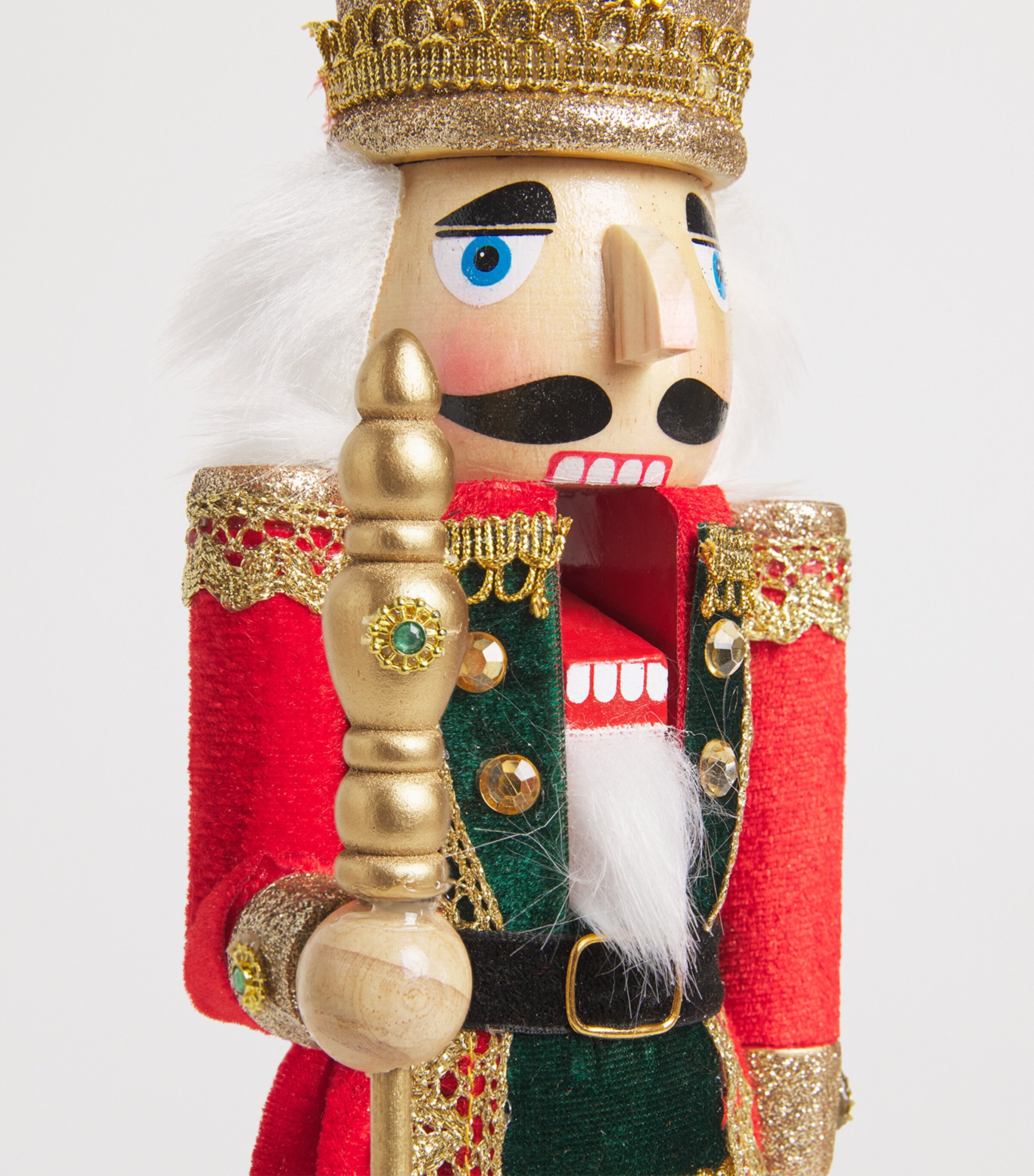 Kurt.S.Adler Wooden King Nutcracker (38cm) | Harrods ZA