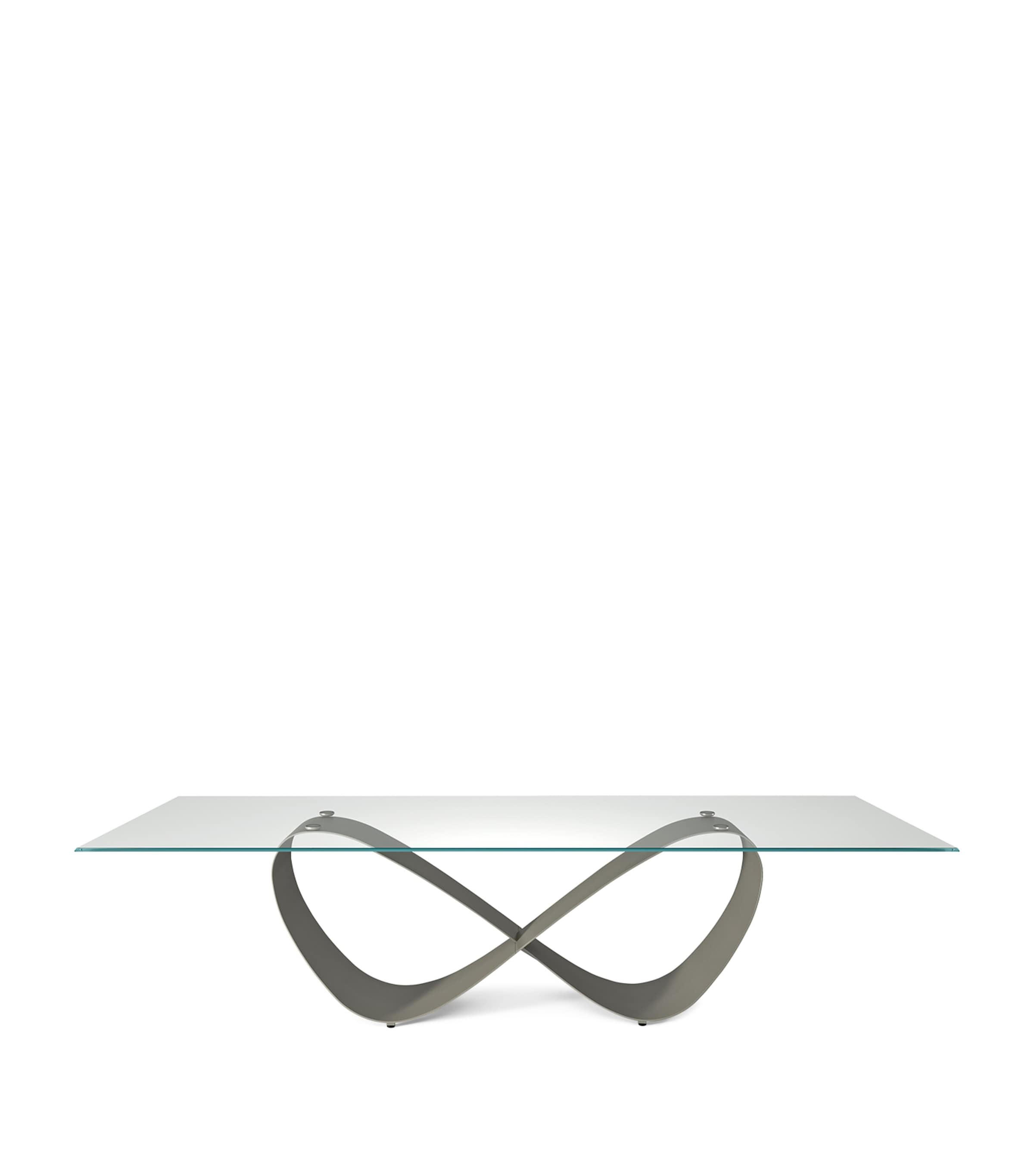 Cattelan Steel and Glass Butterfly Dining Table | Harrods DE