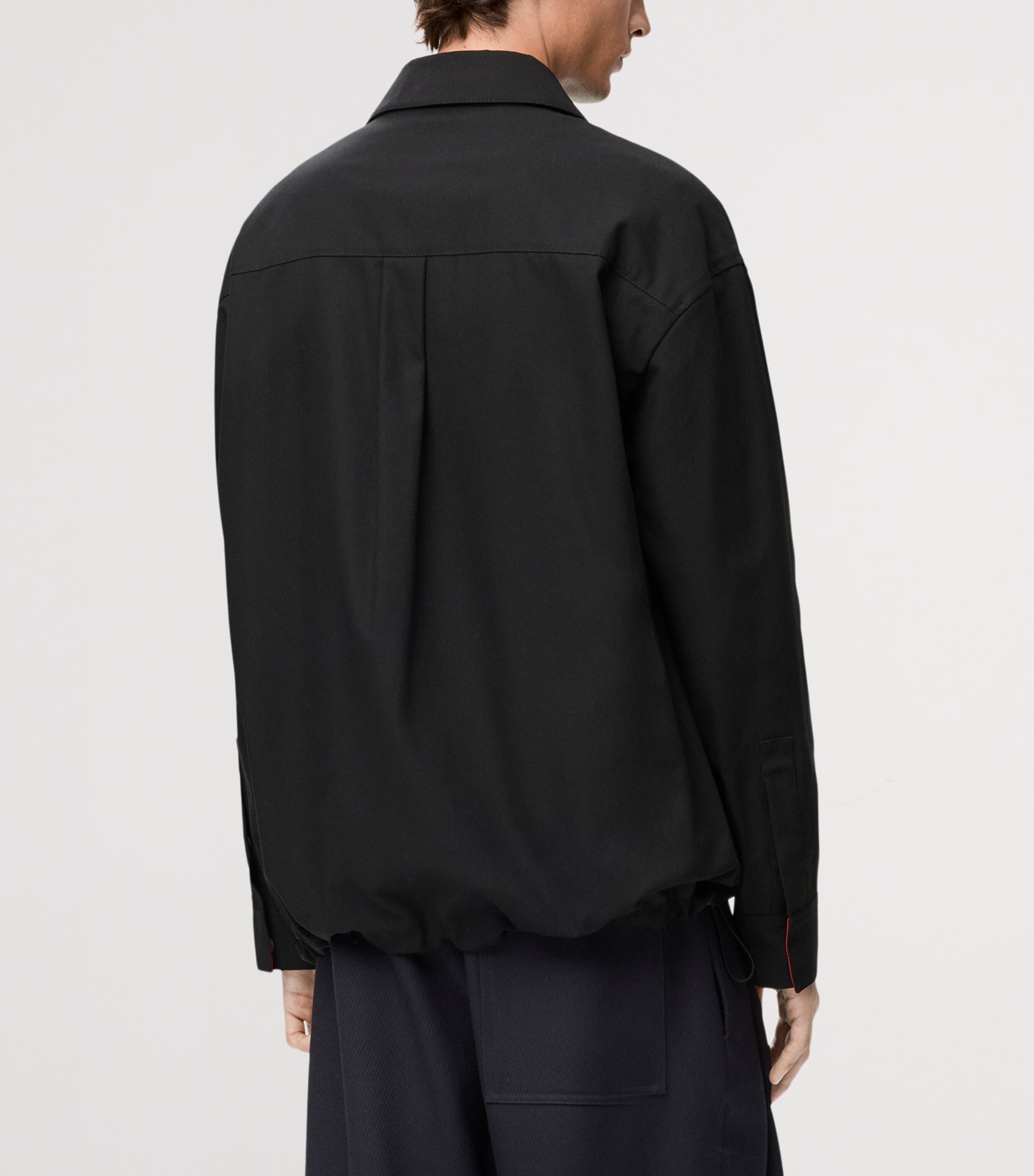 LOEWE Black x Louis Wain Gabardine Zip-Up Overshirt | Harrods UK