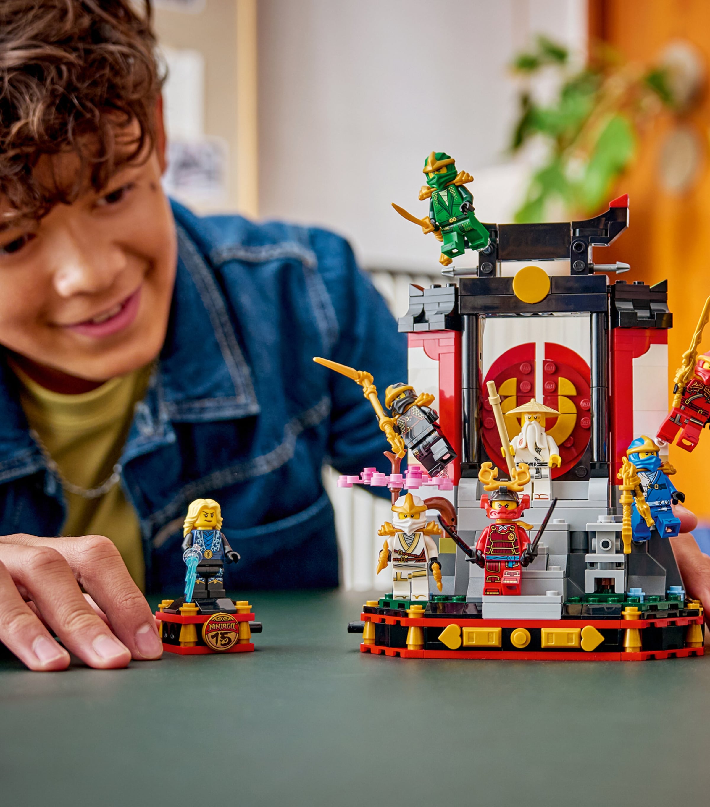 Lego LEGO NINJAGO Ninja Character Display 15th Anniversary 71866 ...