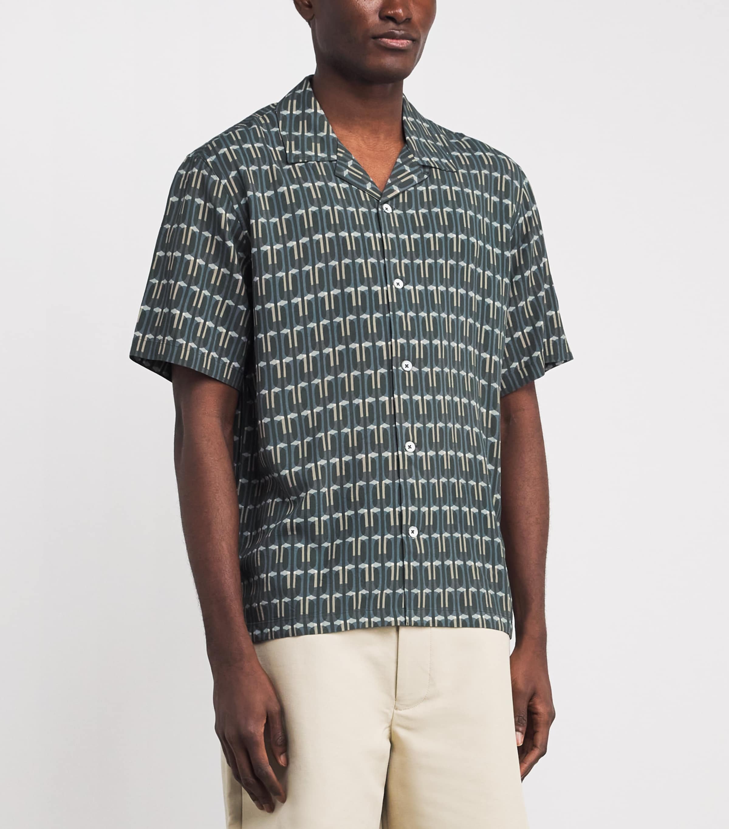 Rag & Bone Grey Printed Shirt | Harrods UK