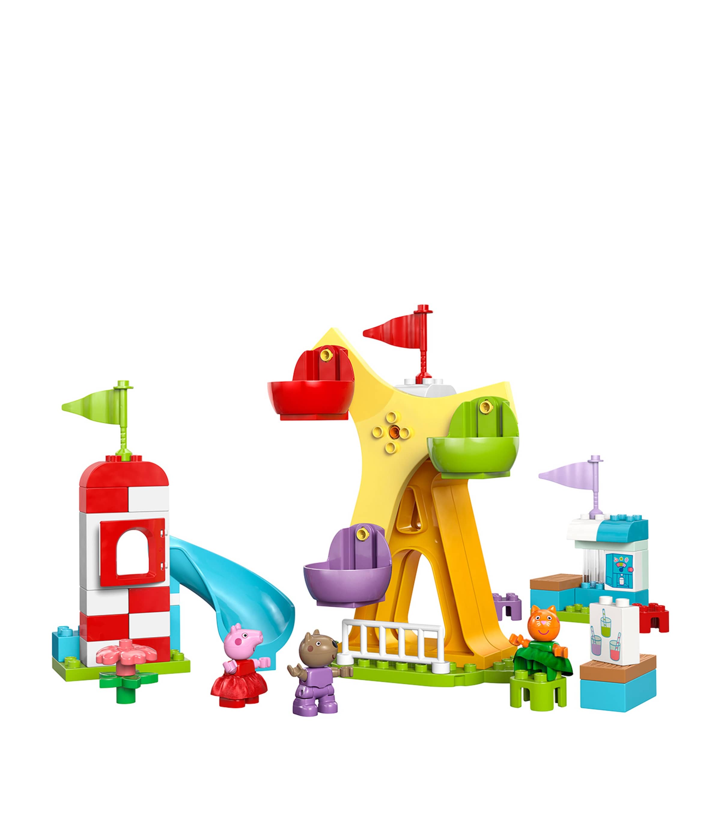Lego DUPLO Peppa Pig Funfair Set | Harrods UK