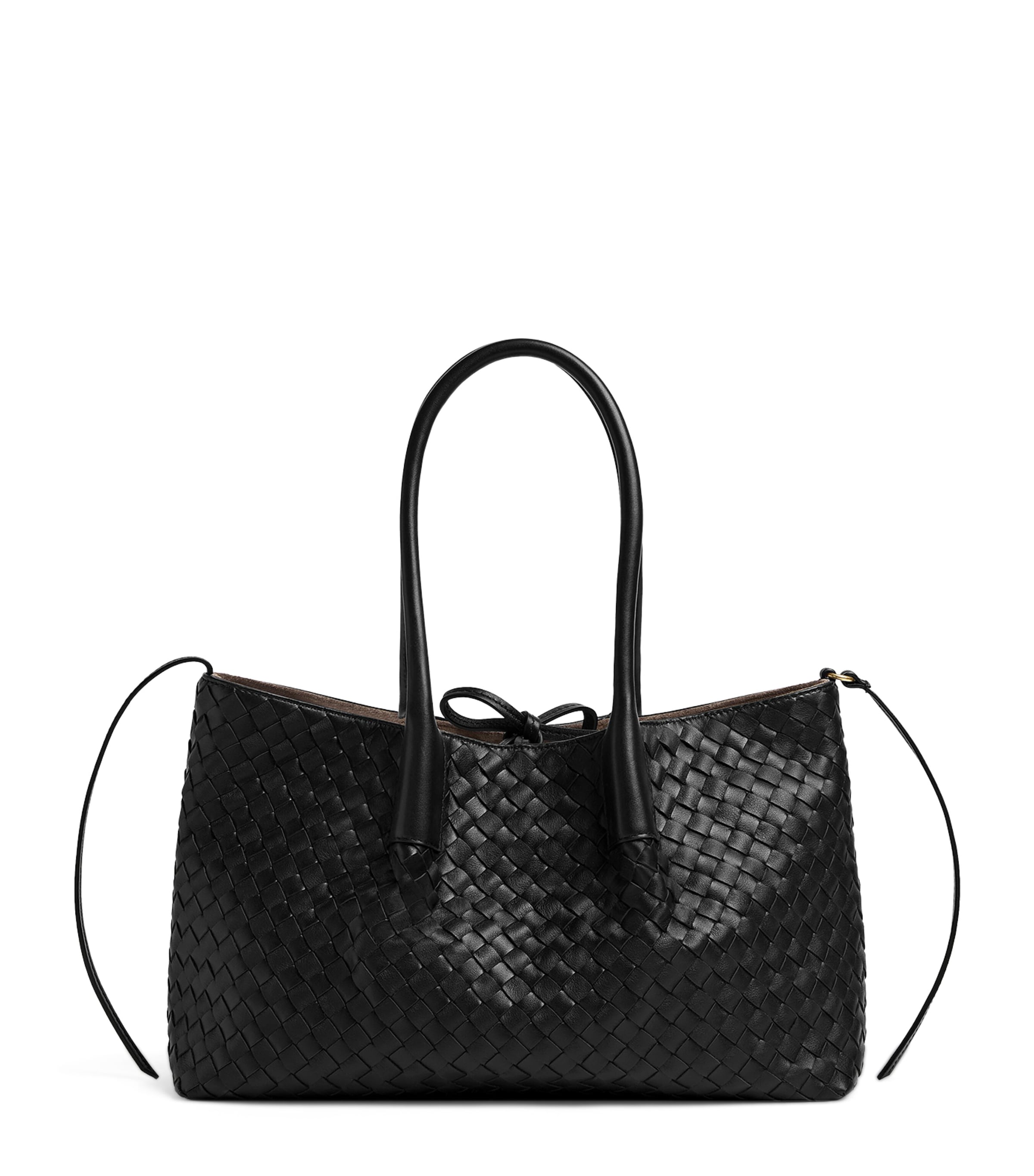 Bottega Veneta Silver Leather Reversible Pinacoteca Tote Bag | Harrods IN
