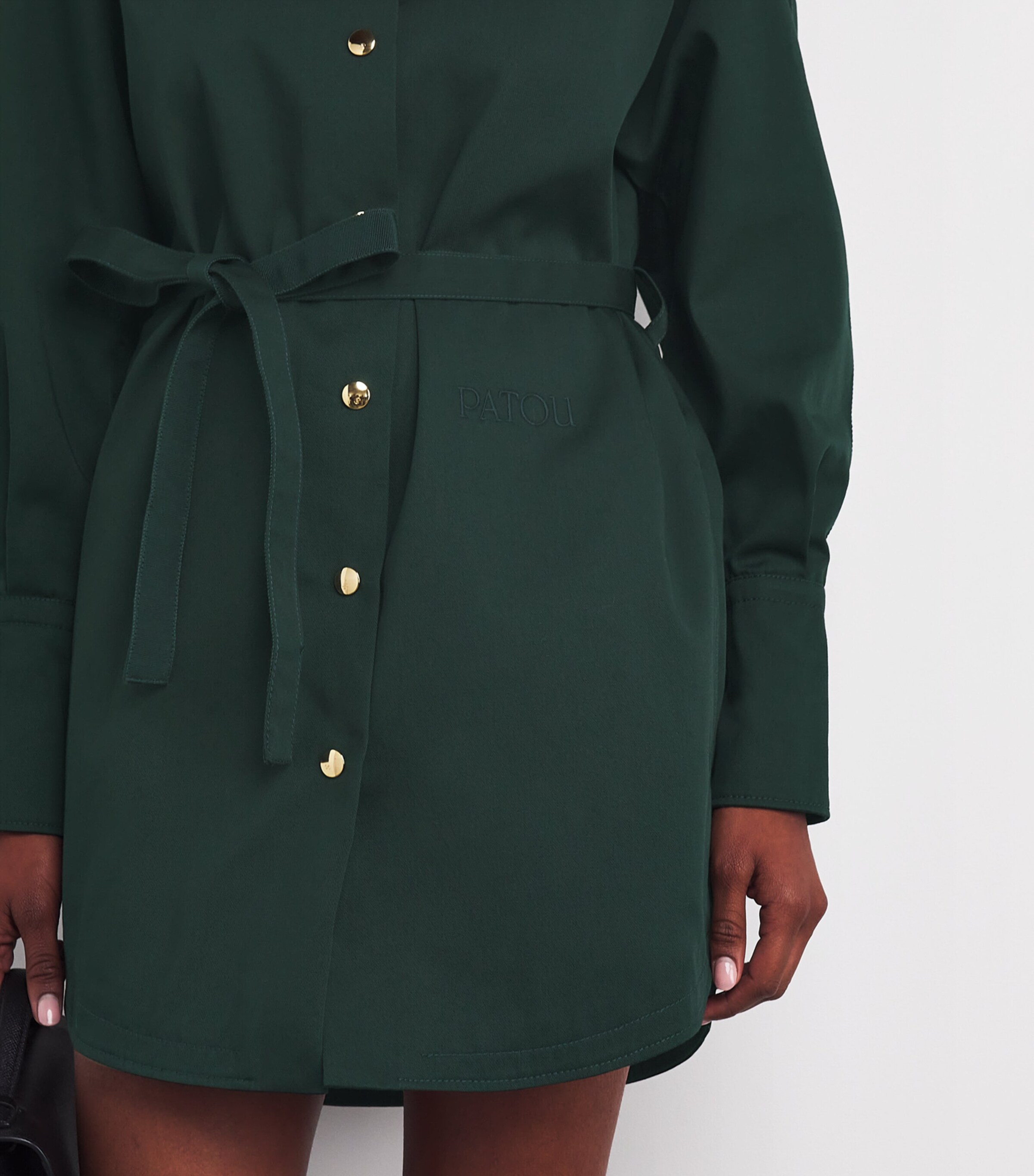 Patou Green Sailor Mini Dress | Harrods AU
