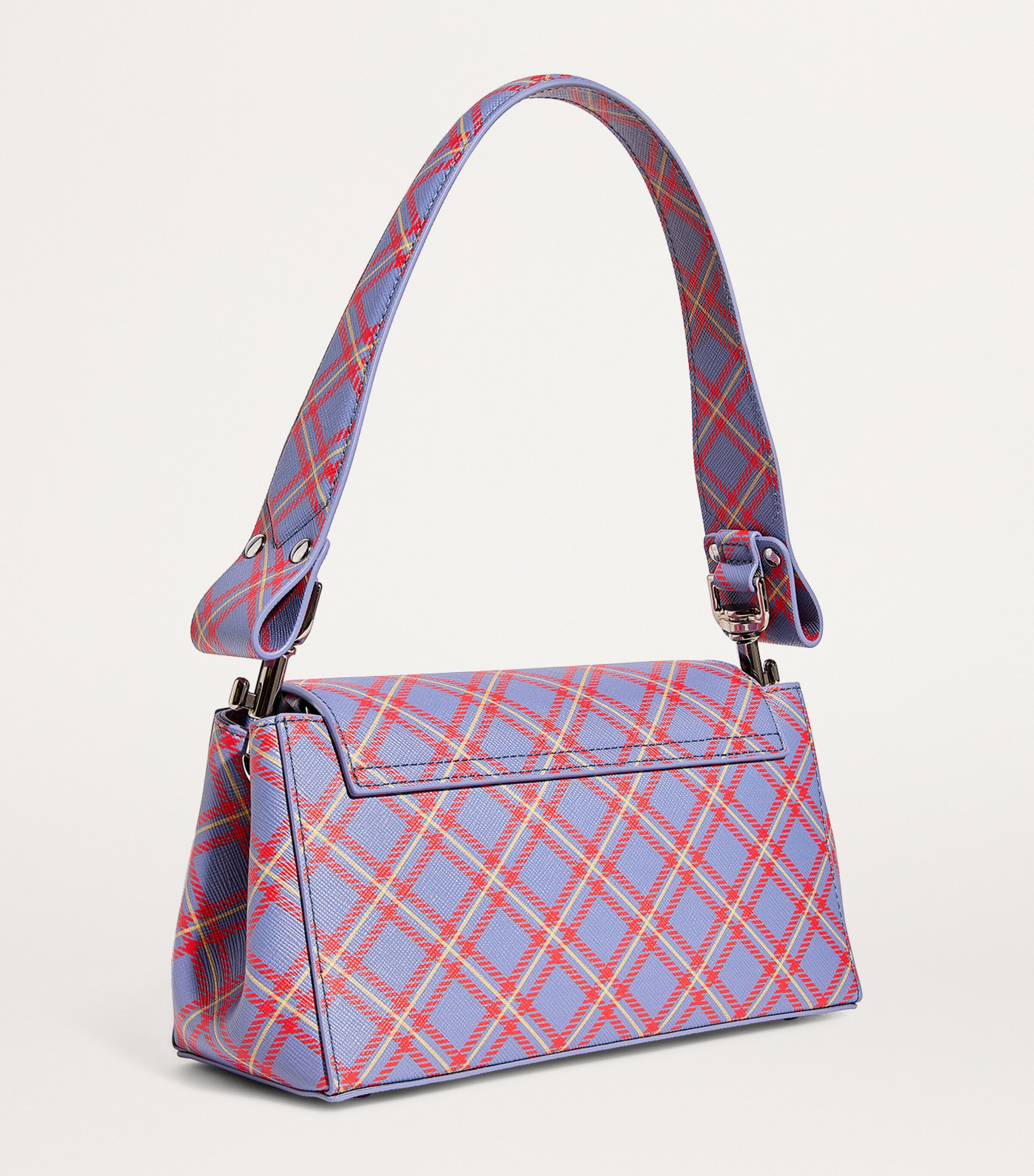 Vivienne Westwood Tartan Print Hazel Top-Handle Bag | Harrods UK