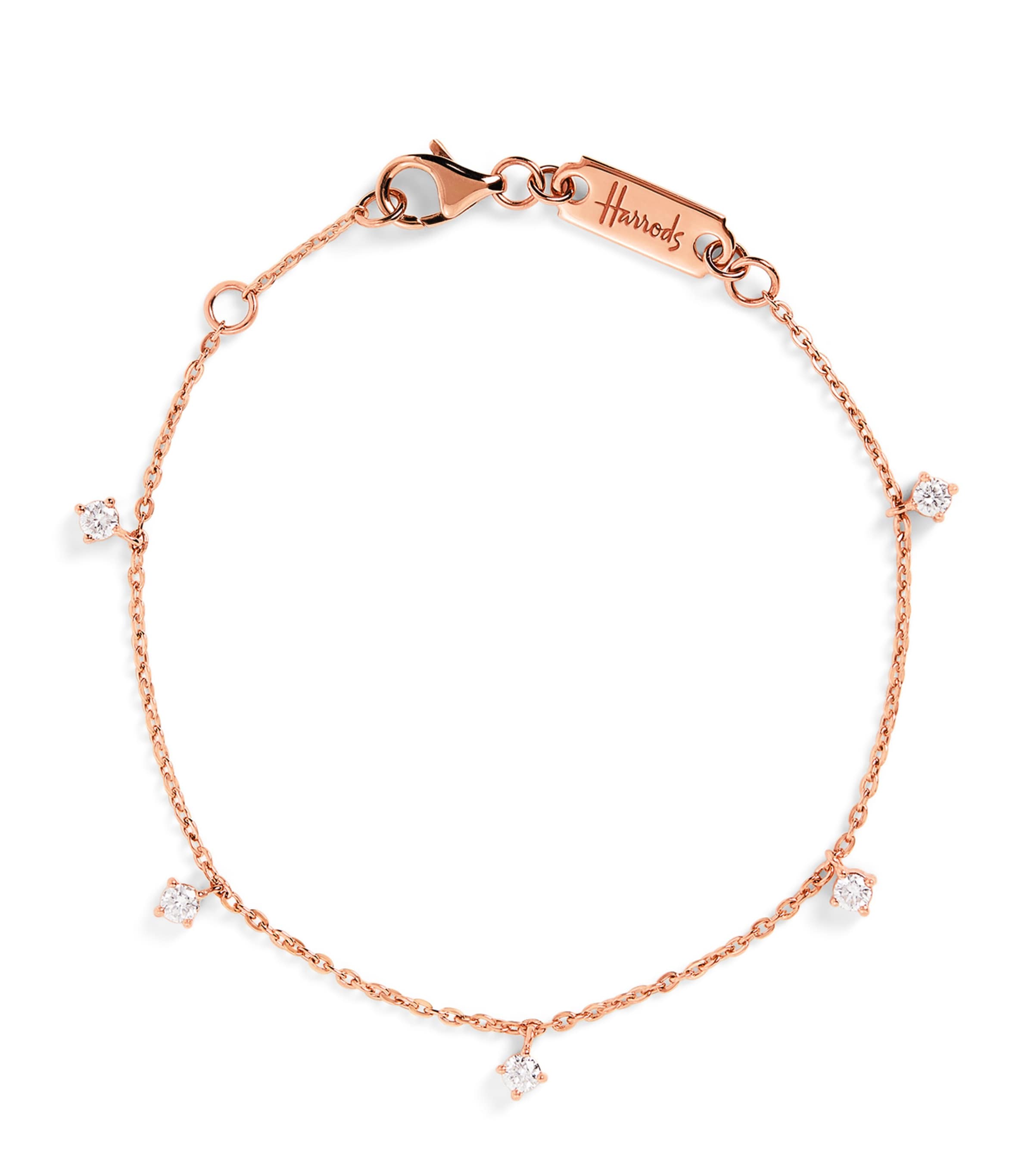 Harrods Rose Gold and Diamond Bracelet (0.60ct) | Harrods UK